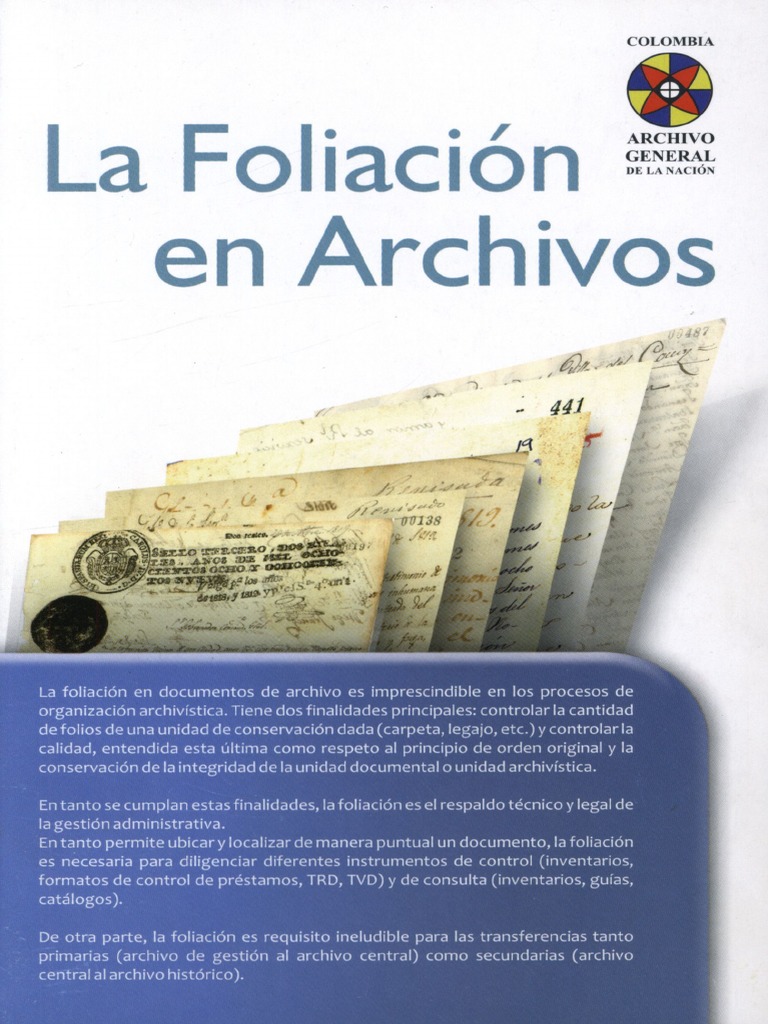 La Foliación en Archivos | PDF