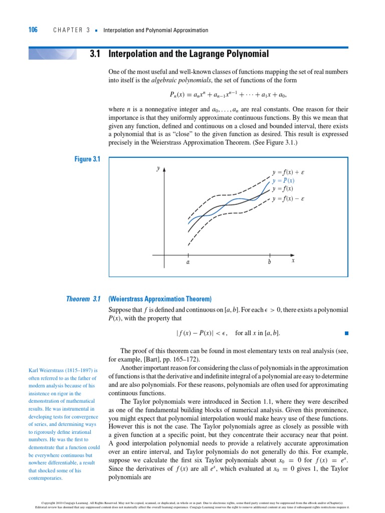 Interpolation and The Lagrange Polynomial | PDF | Interpolation | Numerical Analysis