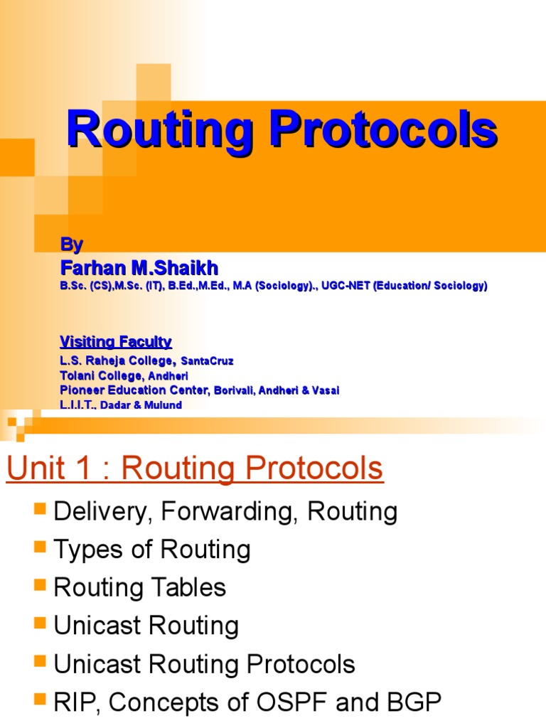 Routing Protocols | PDF | Routing | Network Protocols