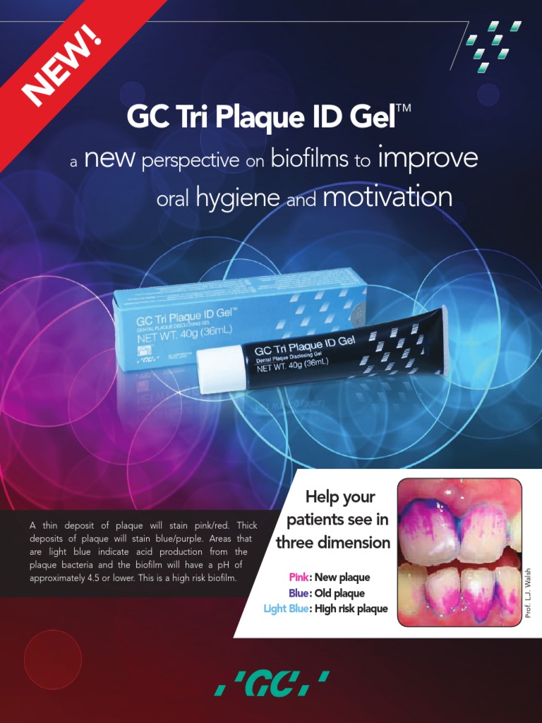 GC TriPlaque ID Gel SellSheet | PDF | Dentistry | Digestive Diseases