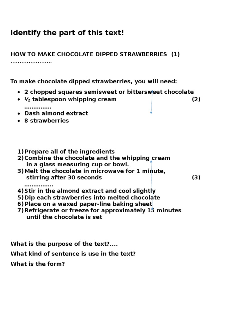 Procedure Text | PDF | Cakes | Onomastics