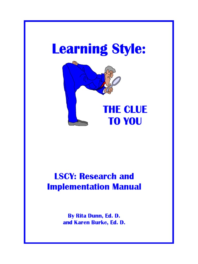 Dunn Lscy Rimanual v1 | Download Free PDF | Learning Styles | Educational Assessment