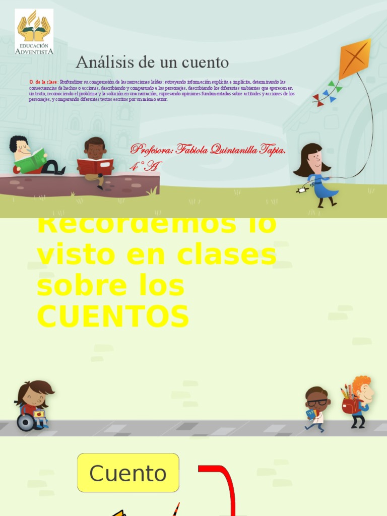 Analisis de Un Cuento | PDF | Cuentos | Lectura (proceso)