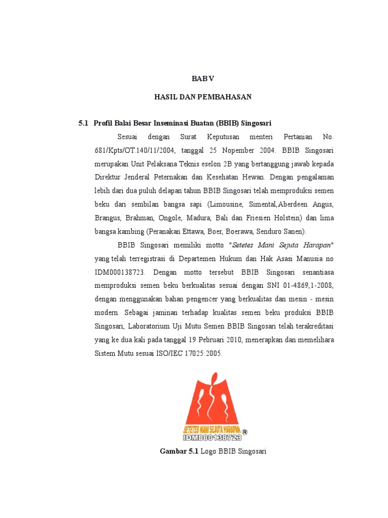 Profil dan Layanan BBIB Singosari | PDF | Bisnis