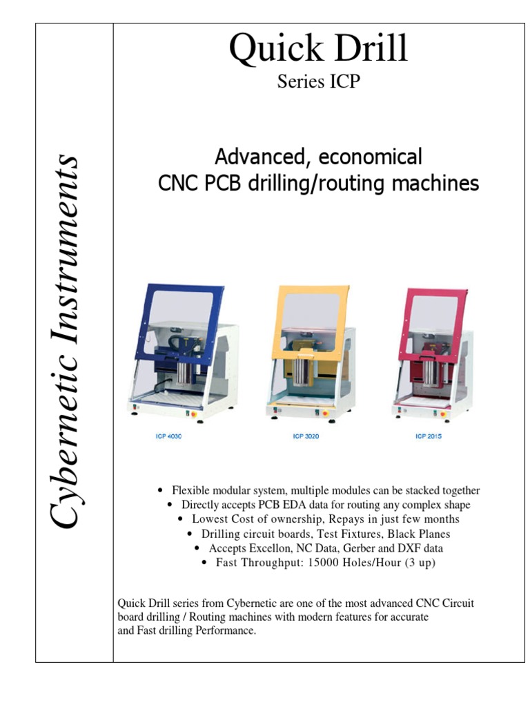 PCB CNC Machine | PDF | Numerical Control | Printed Circuit Board