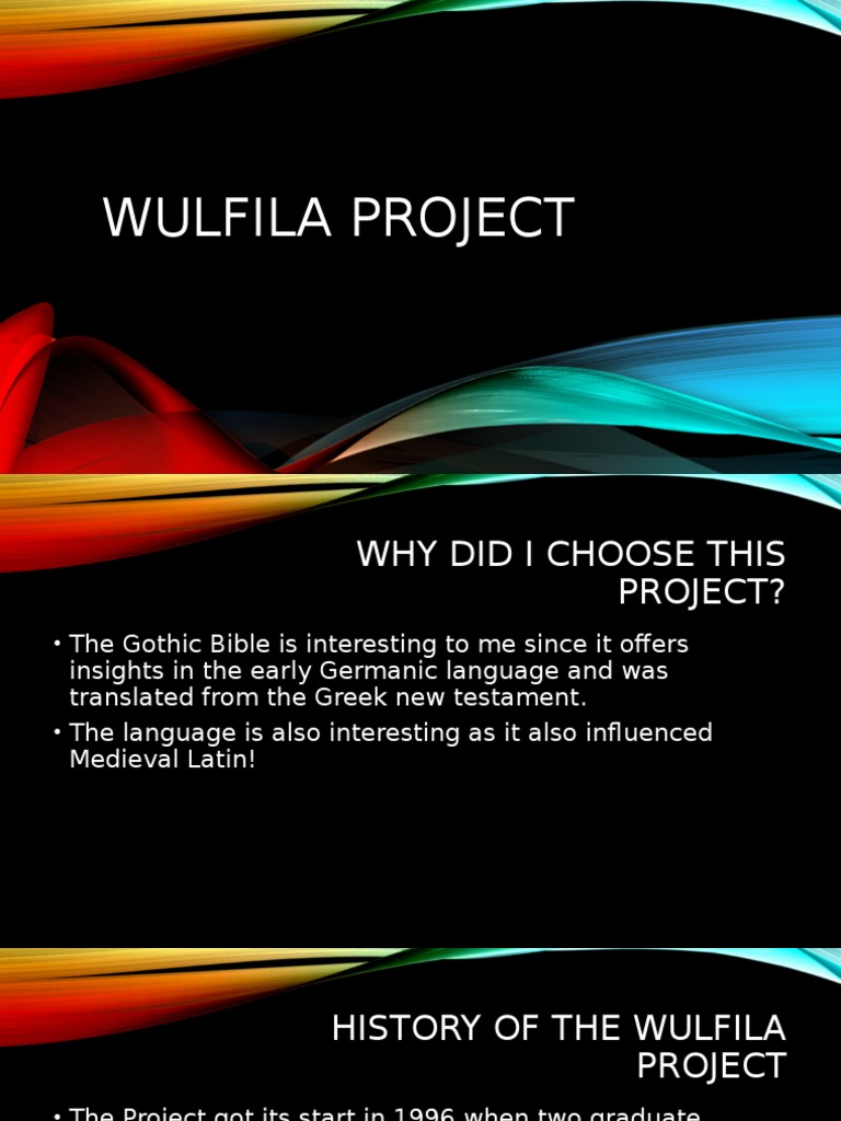 Wulfila Project | PDF | Information Science | Computing And Information ...