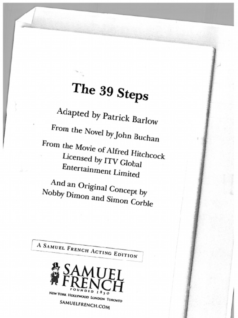 The 39 Steps Script | PDF