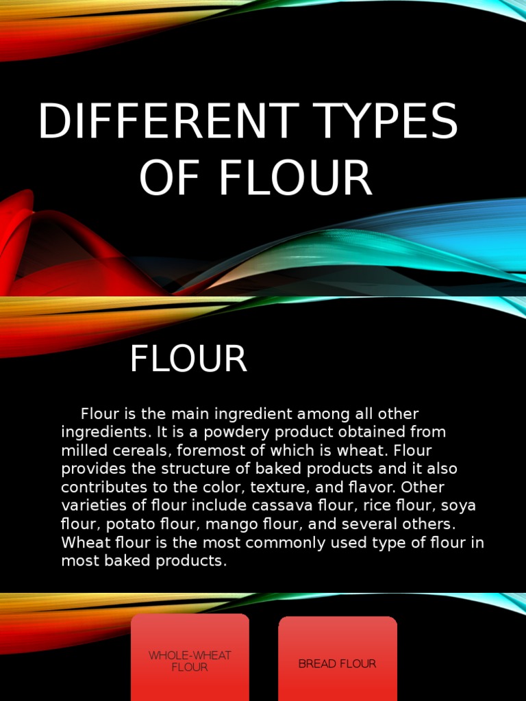 Types of Flour for Baking | PDF
