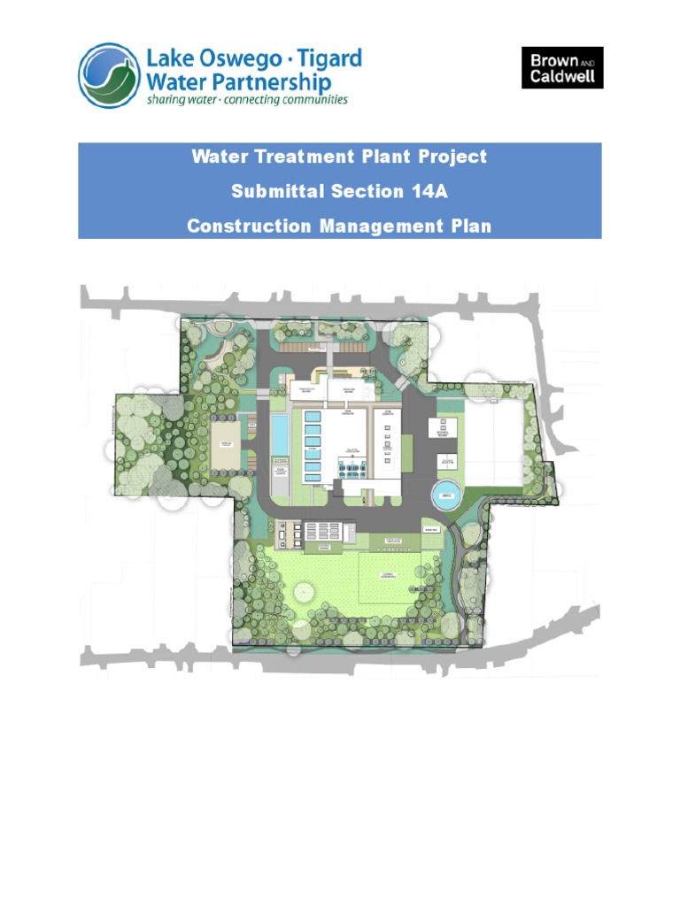 Water Treatment Plant Project Submittal Section 14A Construction ...