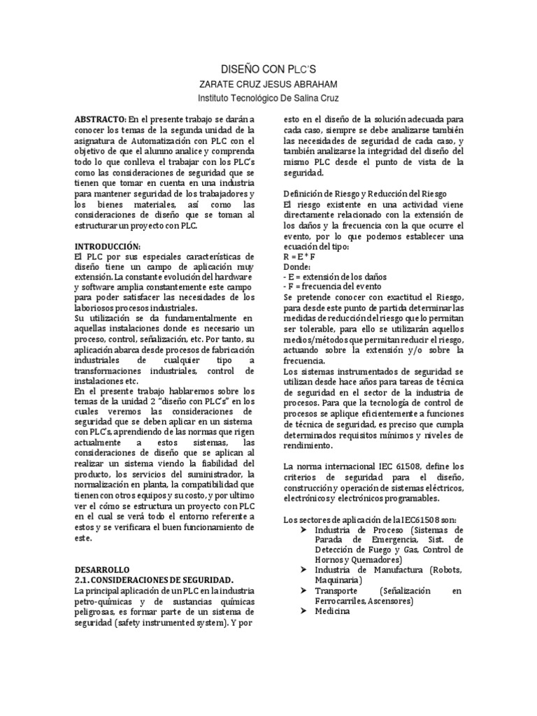 Zarate Cruz Jesus Abraham-Unidad 2 | PDF | Ingeniería de confiabilidad ...
