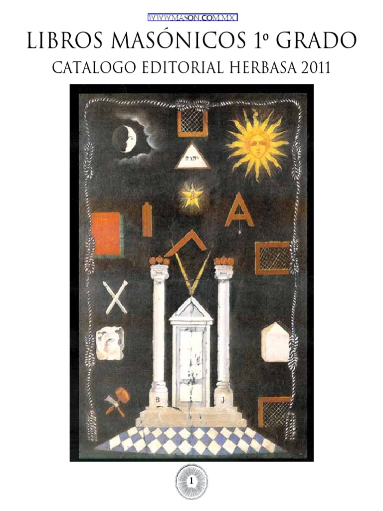 CatalogoHerbasa Libros Masónicos 1er Grado Web.pdf | Organización mutua ...