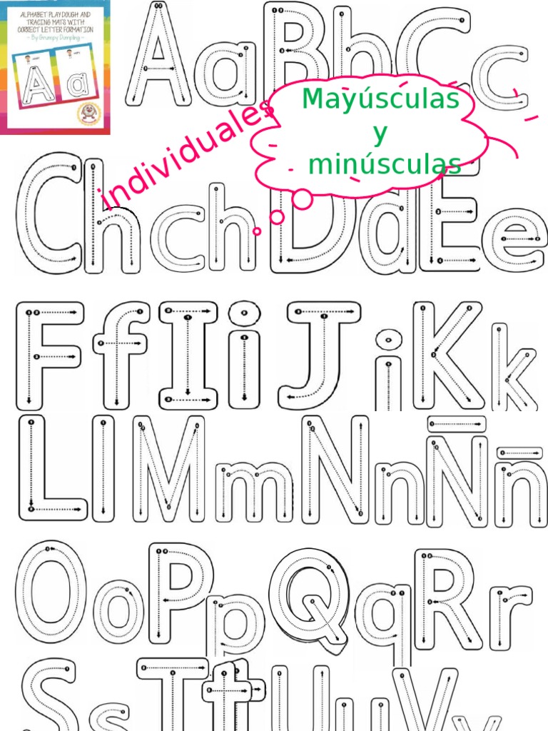 Letras Play Dough | PDF