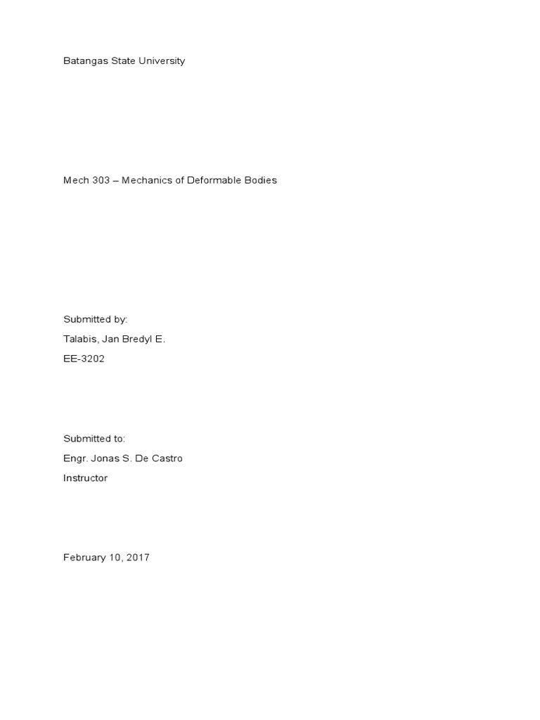 Deform | Download Free PDF | Stress (Mechanics) | Applied And ...