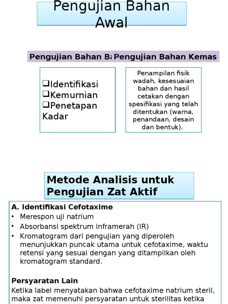 Pengujian Bahan Awal | PDF