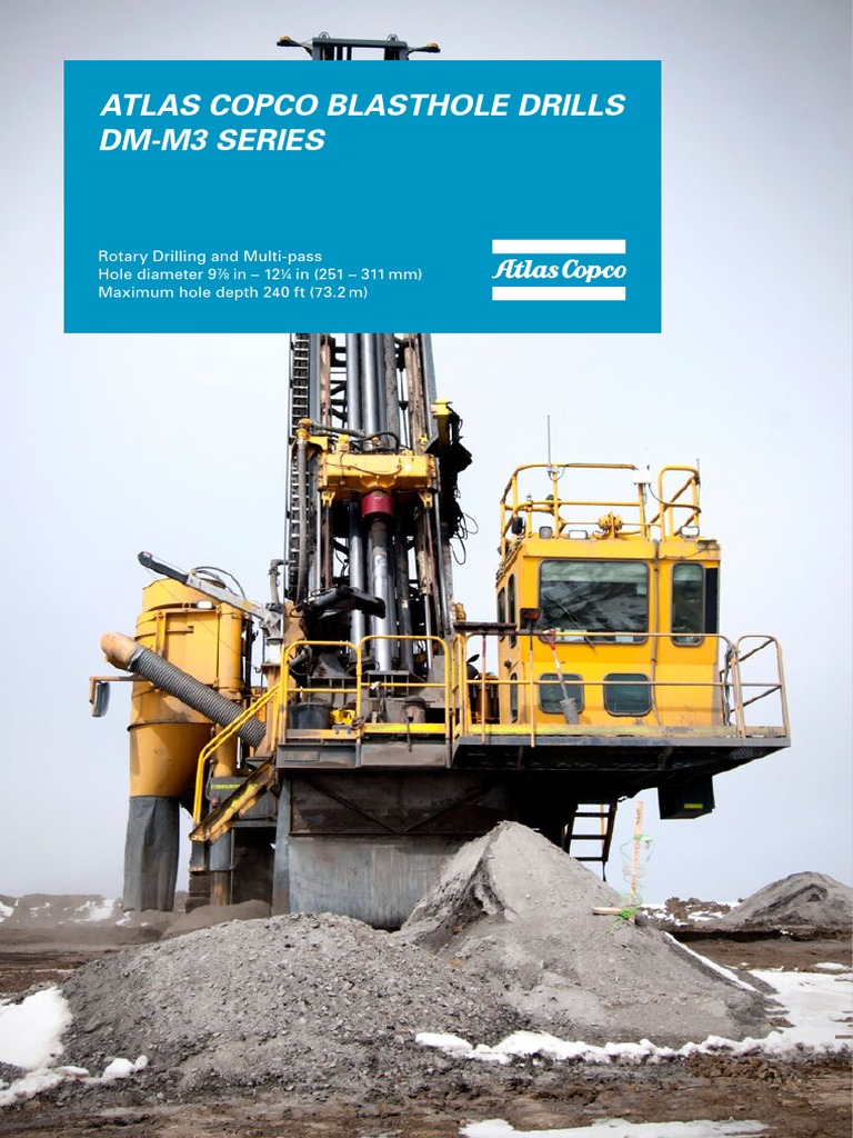 Perforadora Sup. Atlas Copco DM-M3 (Ing) | Drilling Rig | Transmission ...