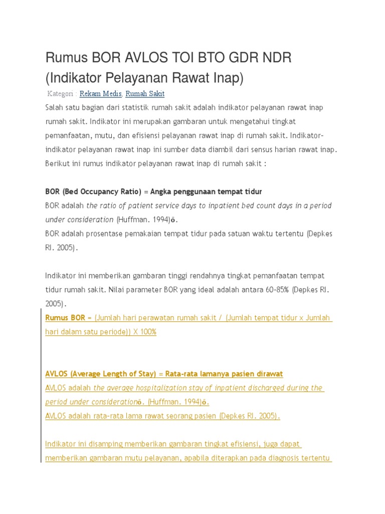 Rumus Bor Avlos Toi Bto GDR NDR | PDF