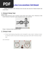 Jenis-Jenis Simpul dan Fungsinya | PDF