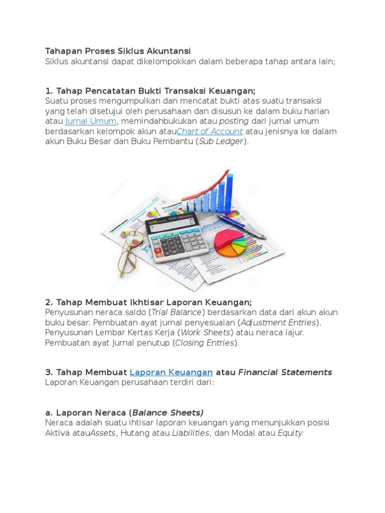 Tahapan Proses Siklus Akuntansi | PDF