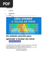Breve Guía Con Link de Mecanografía y Elementos para Escribir Rapido ...