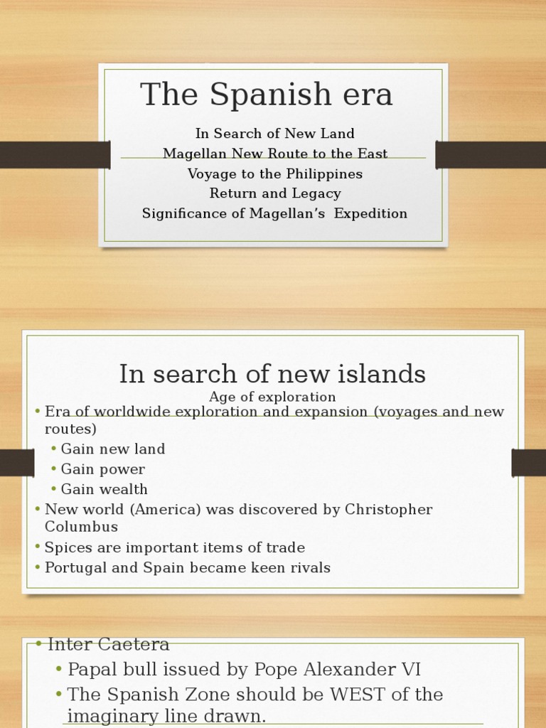 Chapter 4-The Spanish Era | PDF | Renaissance | Spanish Empire