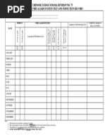Gas Detector Bump Test Record Log Sheet: Bump Test Result Test Date ...