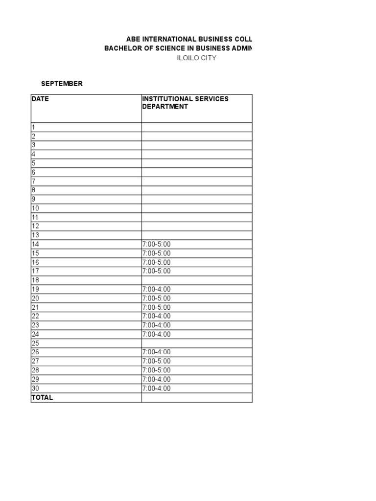 Iloilo City: Abe International Business College Bachelor of Science in ...