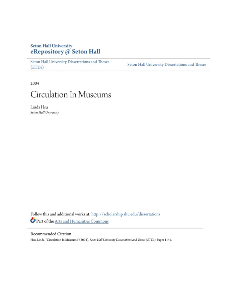 Museum Circulation Study 2004 | PDF | Social Science