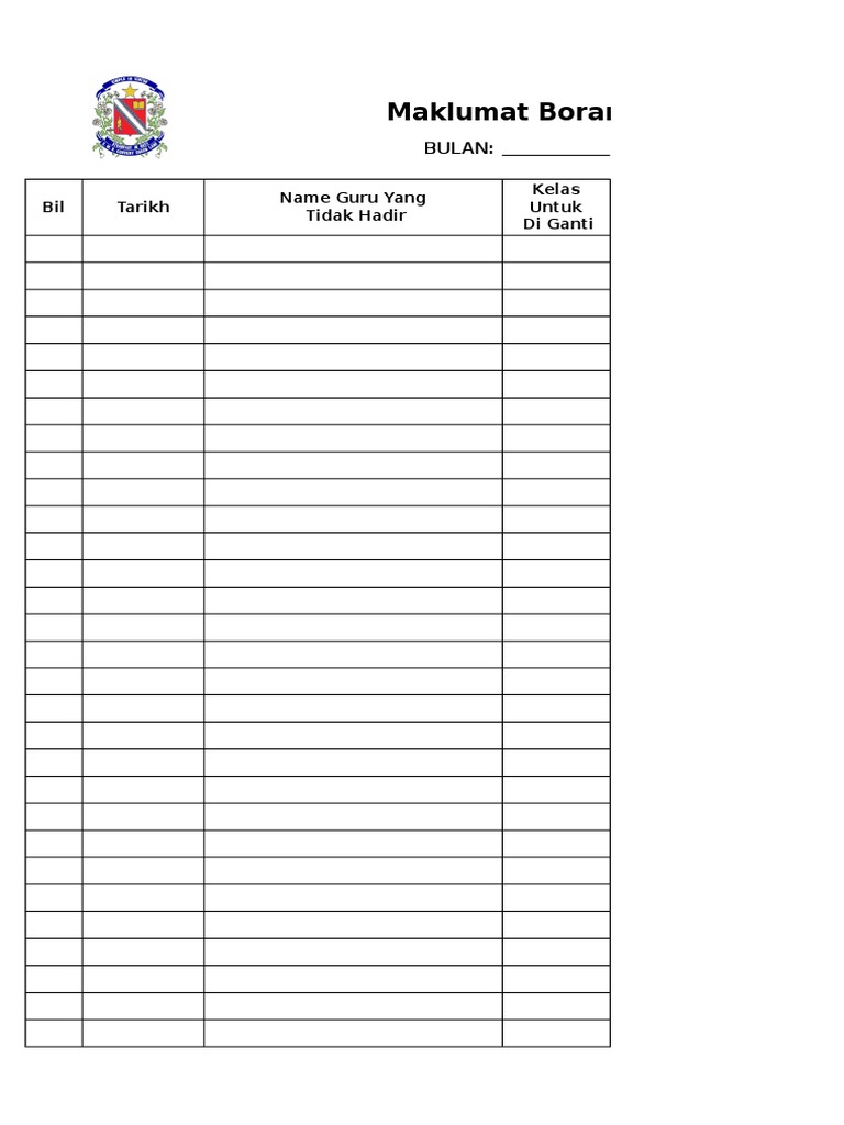 Jadual Waktu Relief | PDF