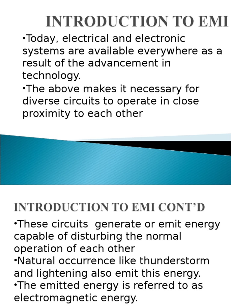 Understanding Electromagnetic Interference | PDF | Electromagnetic ...