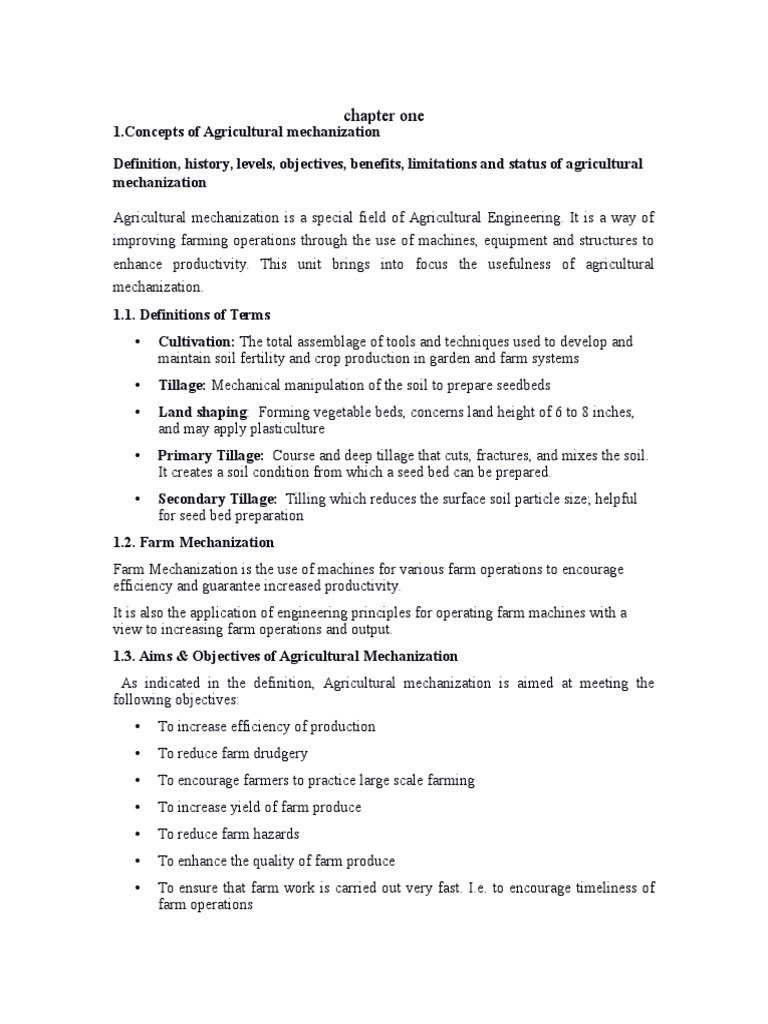 Farm Note | PDF | Machines | Tillage