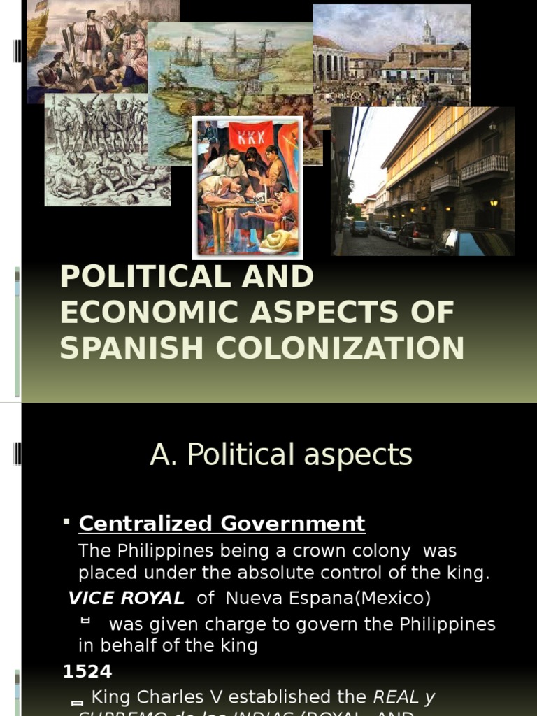 Political and Economic Aspects of Spanish Colonization | Download Free PDF | Taxes | Government