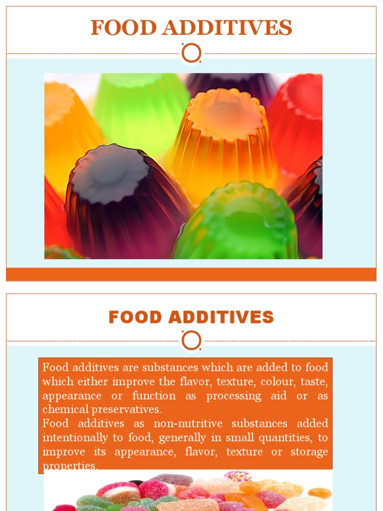 Food Additive | PDF | Antioxidant | Foods