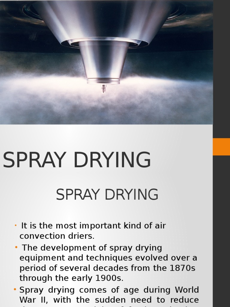 Spray Drying Process Overview | PDF | Freeze Drying | Physical Chemistry