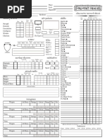 Edge of the Empire Character Sheet Form Fillable v2 | Role Playing Games | Gaming