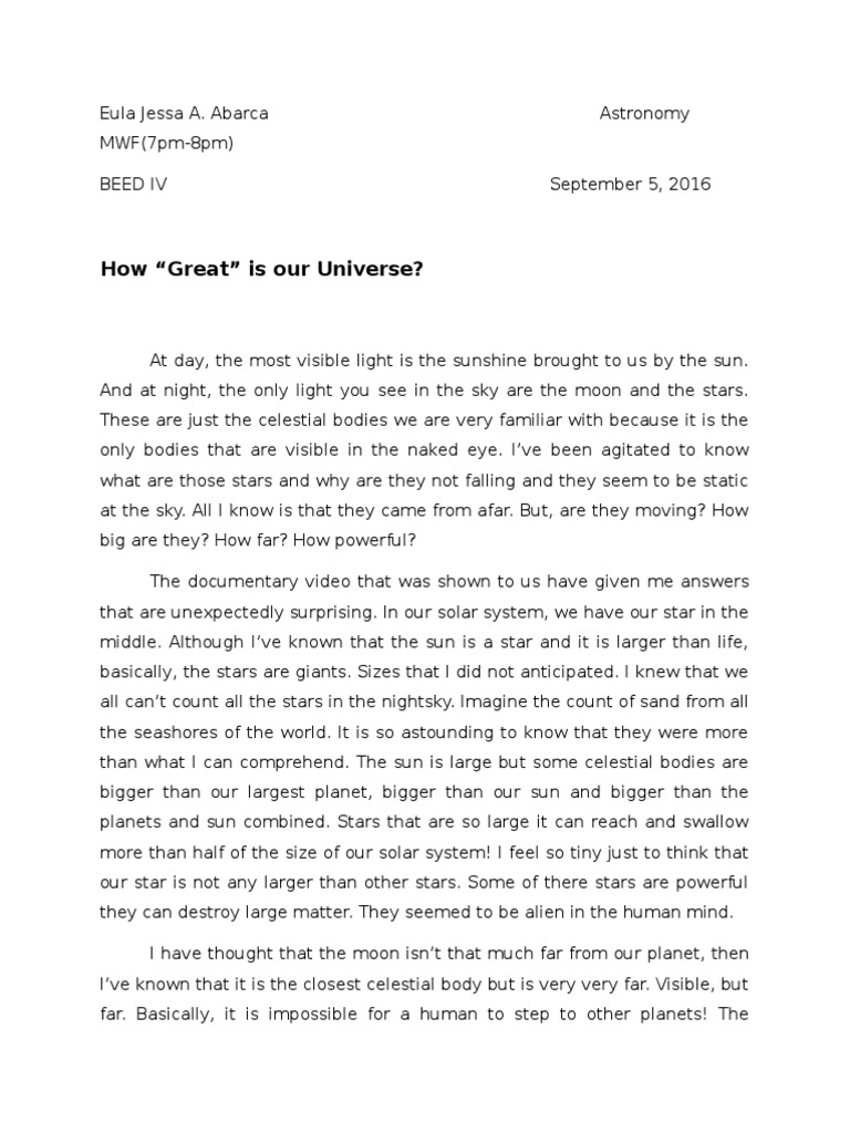 Astro Reflection | PDF