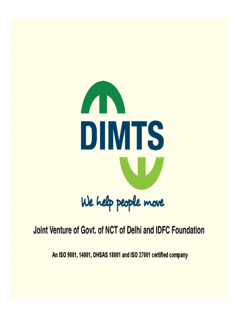 Delhi Integrated Multi-Modal Transit System Limited | PDF | Public ...