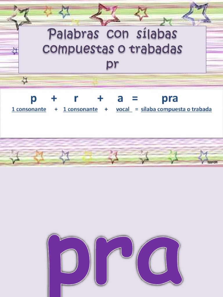 Palabras Con PR | PDF