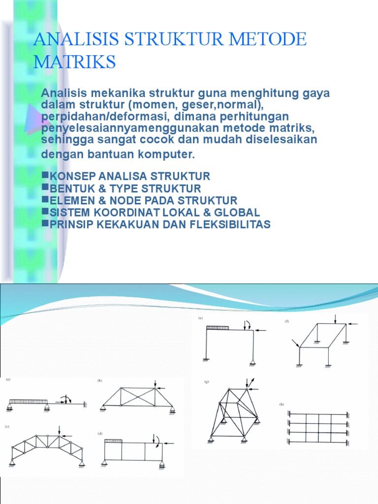 Analisis Struktur dengan Metode Matriks | PDF