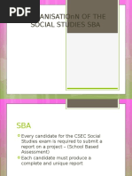 CSEC Social Studies SBA Guide 2025 | PDF