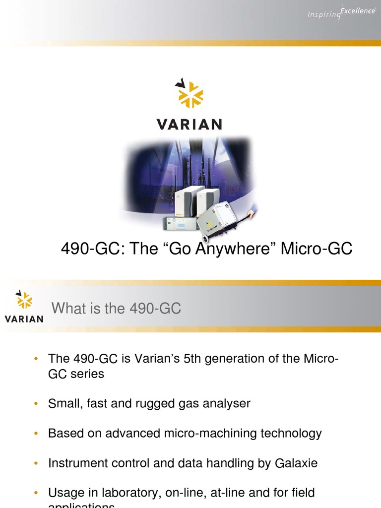 Varian Days 2010 490-GC Portable | PDF | Gas Chromatography | Automation