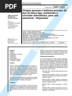 NBR 6655 - Chapas de Aco Com Caracteristicas Melhoradas de Propriedades ...