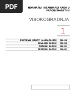 Normativi I Standardi Rada U Gradjevinarstvu | PDF