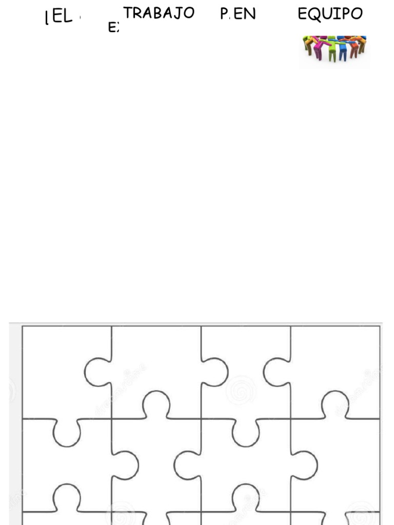 Rompecabezas Trabajo en Equipo | PDF