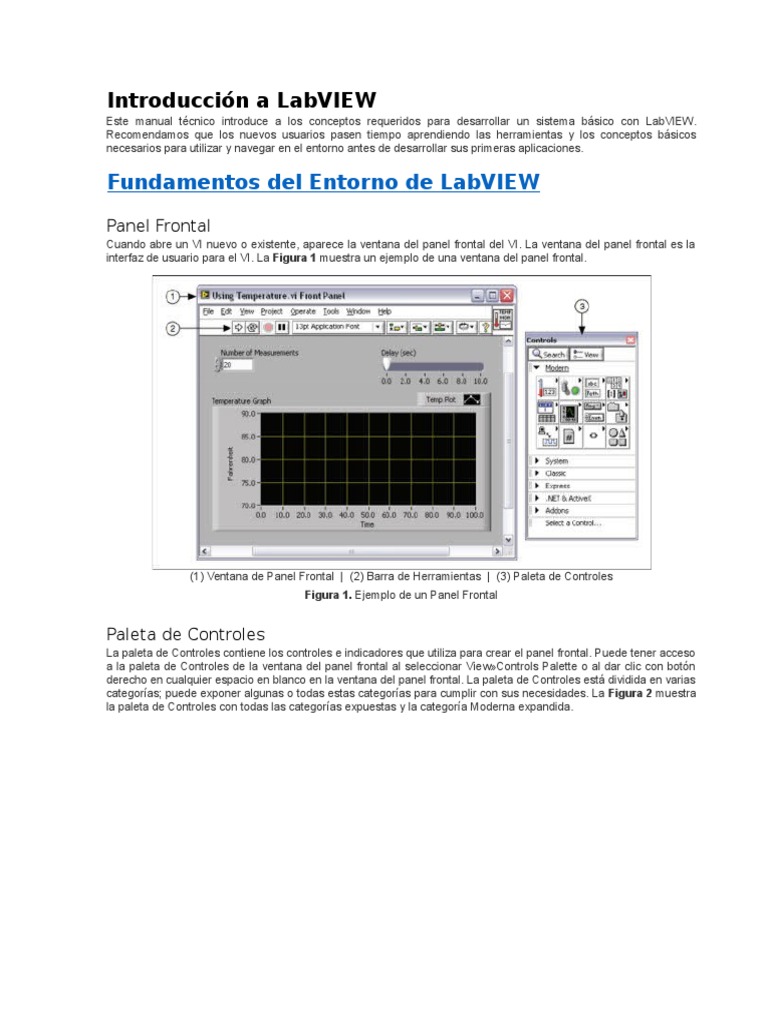 Introduccion A LabVIEW | PDF | Point and Click | Ventana (informática)