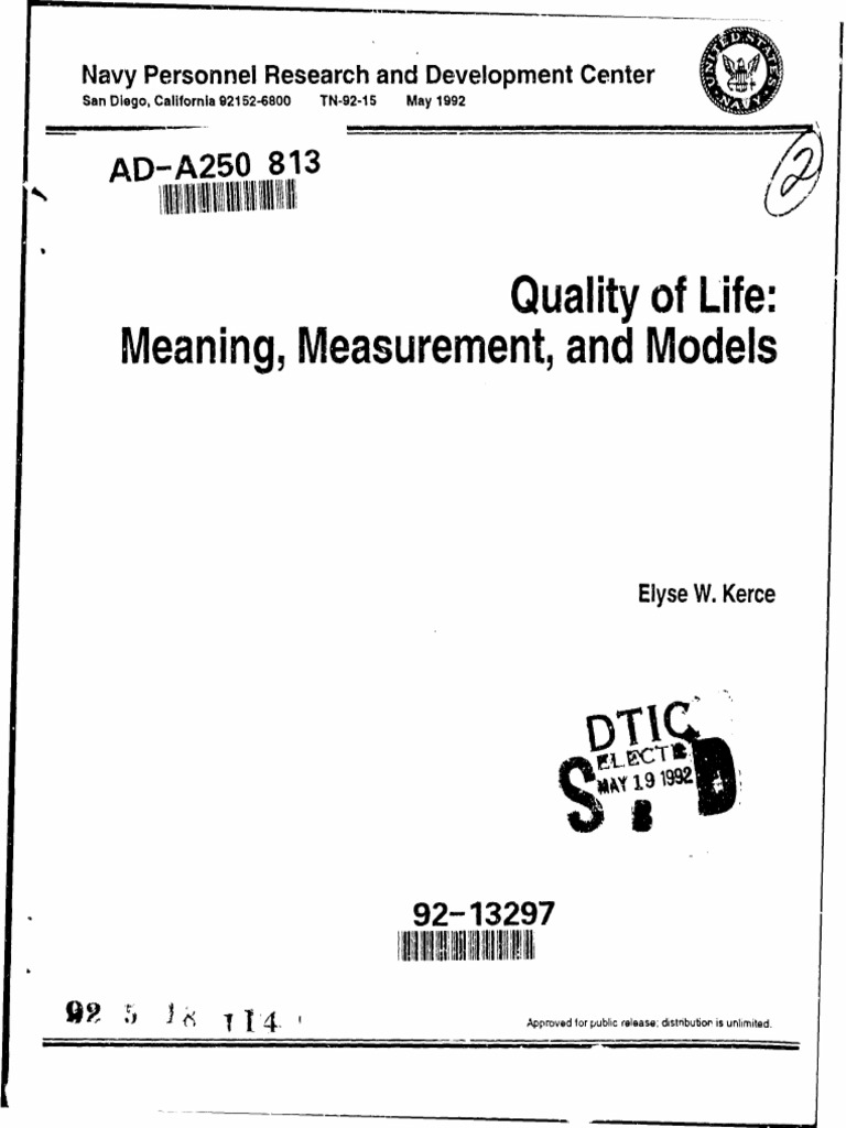 Measuring Quality of Life | PDF | Quality Of Life | Affect (Psychology)