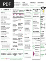 Springbone Kitchen Menu | PDF | Broth | Chocolate