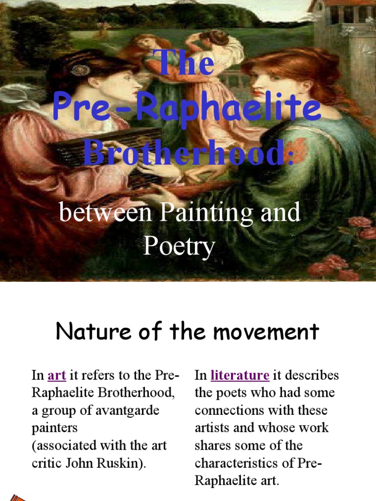 The Pre-Raphaelite Brotherhood | PDF | Pre Raphaelite Brotherhood ...