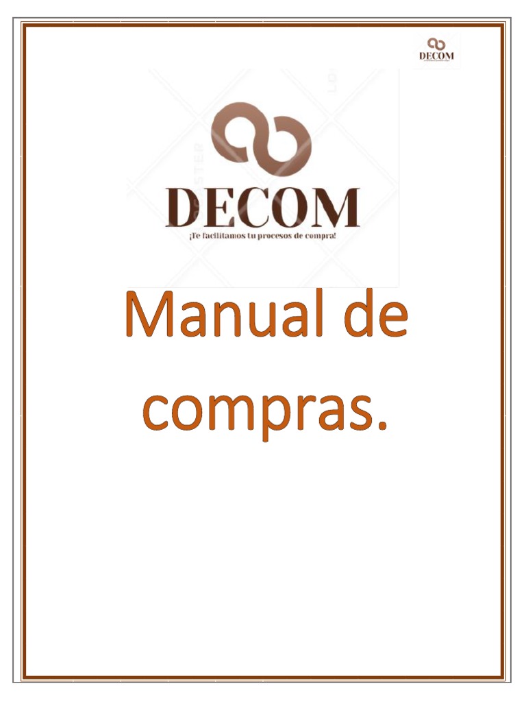 Manual de Compras | PDF | Calidad (comercial) | Business
