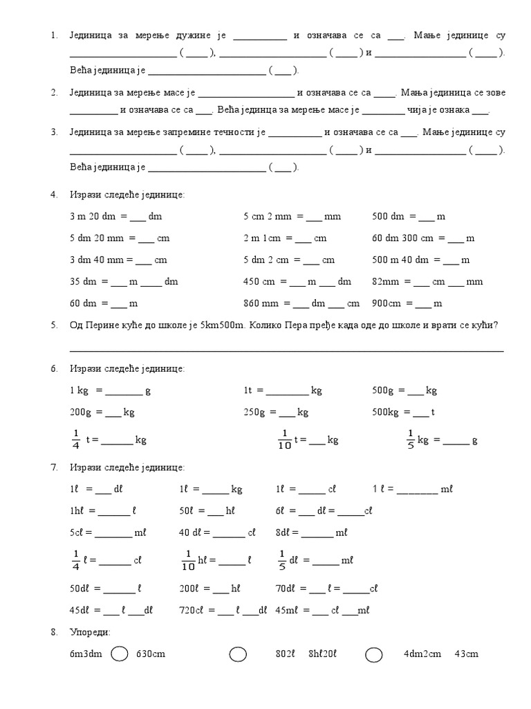 Merenje I Mere | PDF