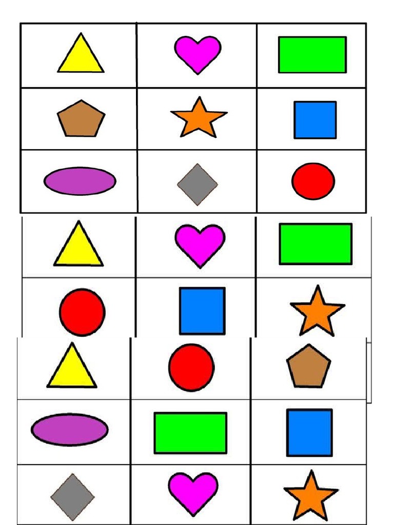 Bingo de Figuras Geométricas